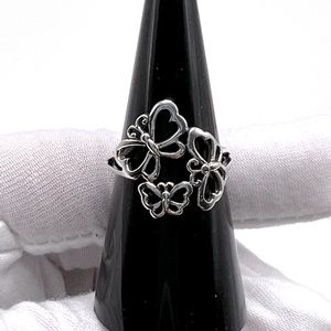Jewelry | 925 Sterling Silver Butterfly Ring | Poshmark